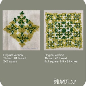 Antonia Magic Square Tatting Doily Pattern, Advanced Frivolite (digital ...