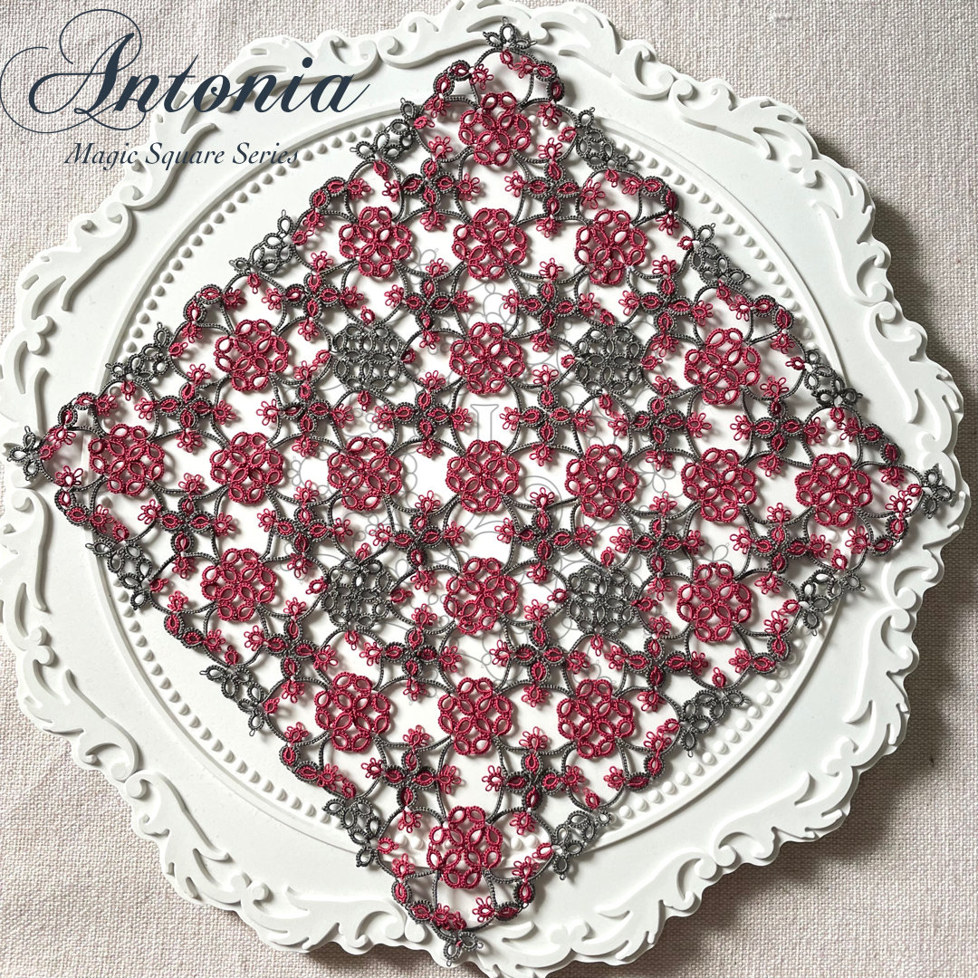 Antonia Magic Square Tatting Doily Pattern, Advanced Frivolite (digital ...