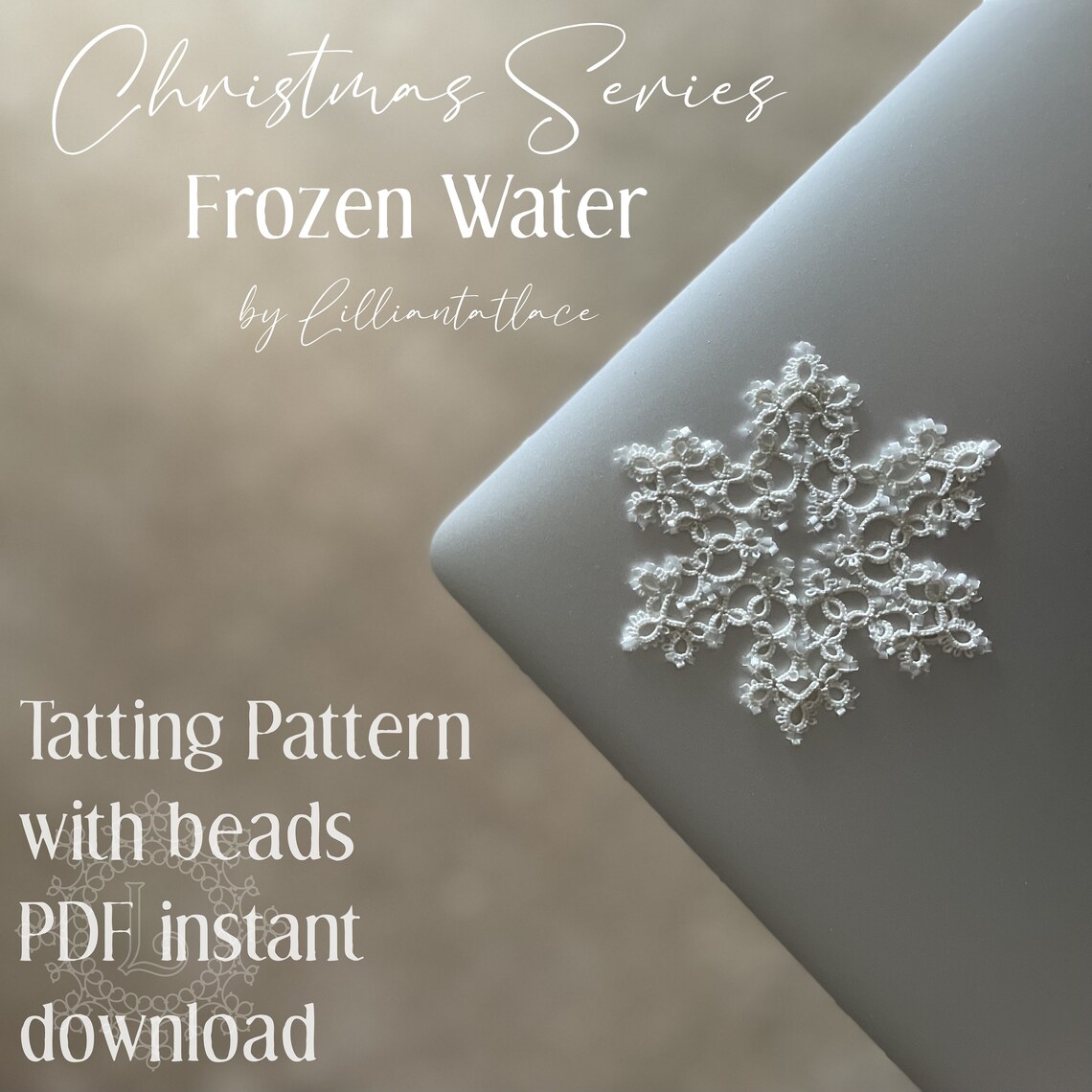Tatting Snowflake Pattern With Beads Tutorial Instant Download PDF ...