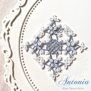 Antonia Magic Square Tatting Doily Pattern, Advanced Frivolite (digital ...