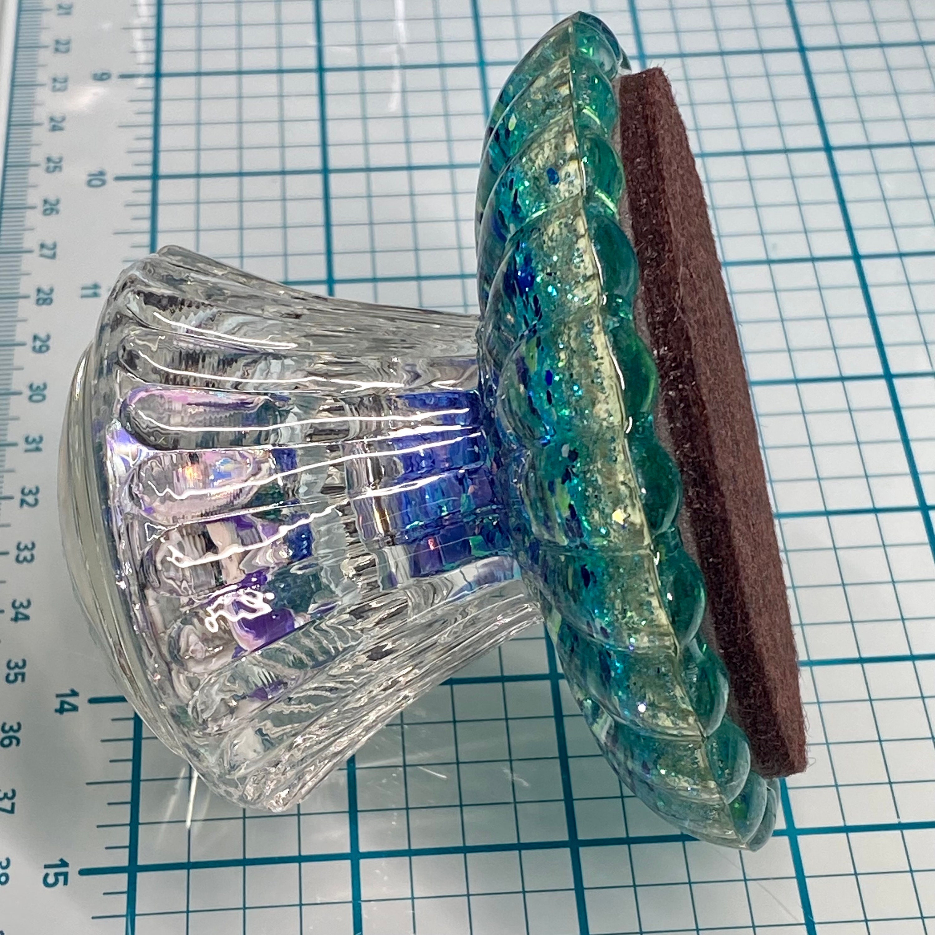 SEA LIFE & Pearls Stamp Pressing Tool, Glass Resin Glitter Stamp ...