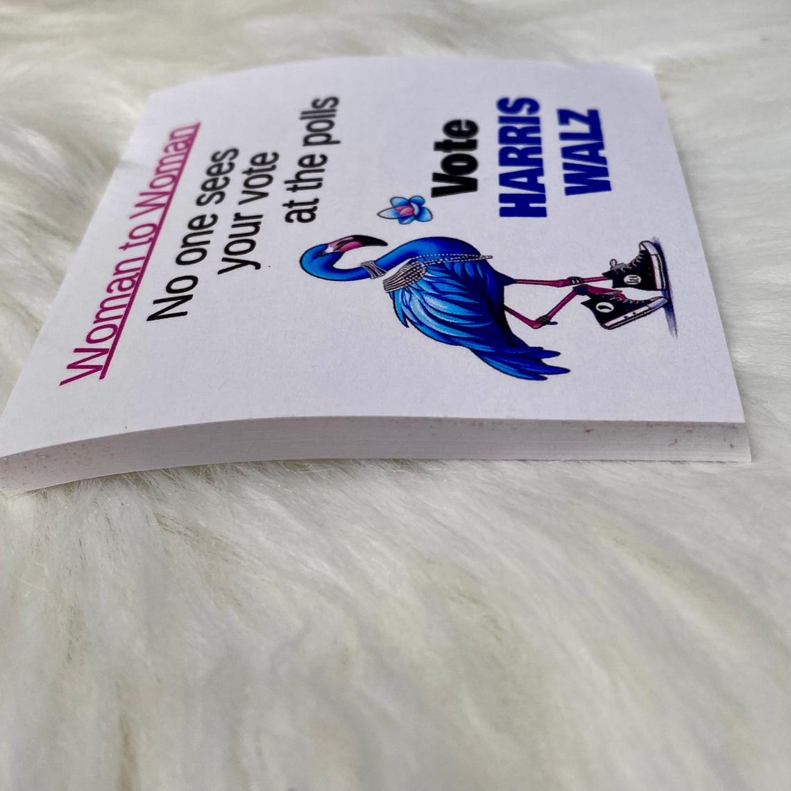 Woman to Woman 3x3 Post-it Notes Sticky Notes Kamala Harris Election ...