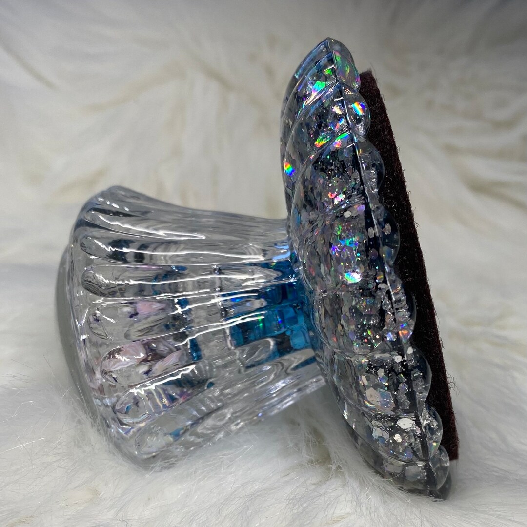 SEA LIFE & Pearls Stamp Pressing Tool, Glass Resin Glitter Stamp ...