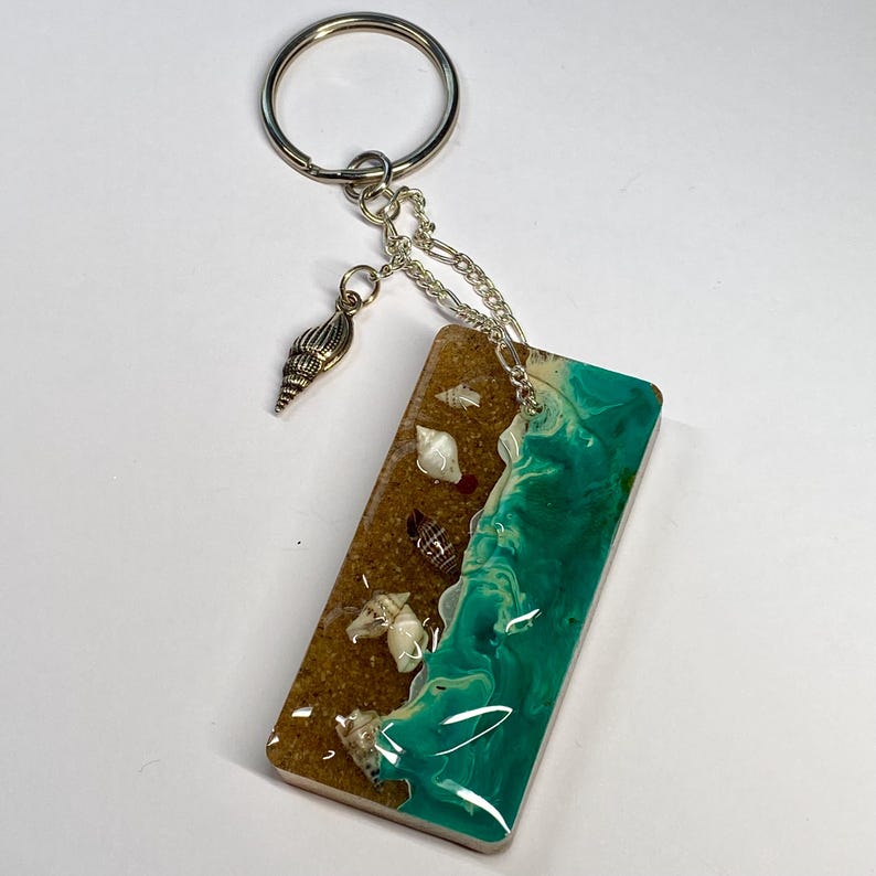 BEACH WAVES and Sea Shells Beach Lovin Girl Personalized Keychain ...