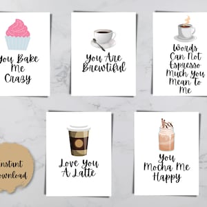 DIGITAL DOWNLOAD Valentine's Day Printable Cards for Boyfriend ...