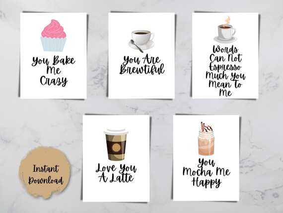 DIGITAL DOWNLOAD Valentine's Day Printable Cards for | Etsy