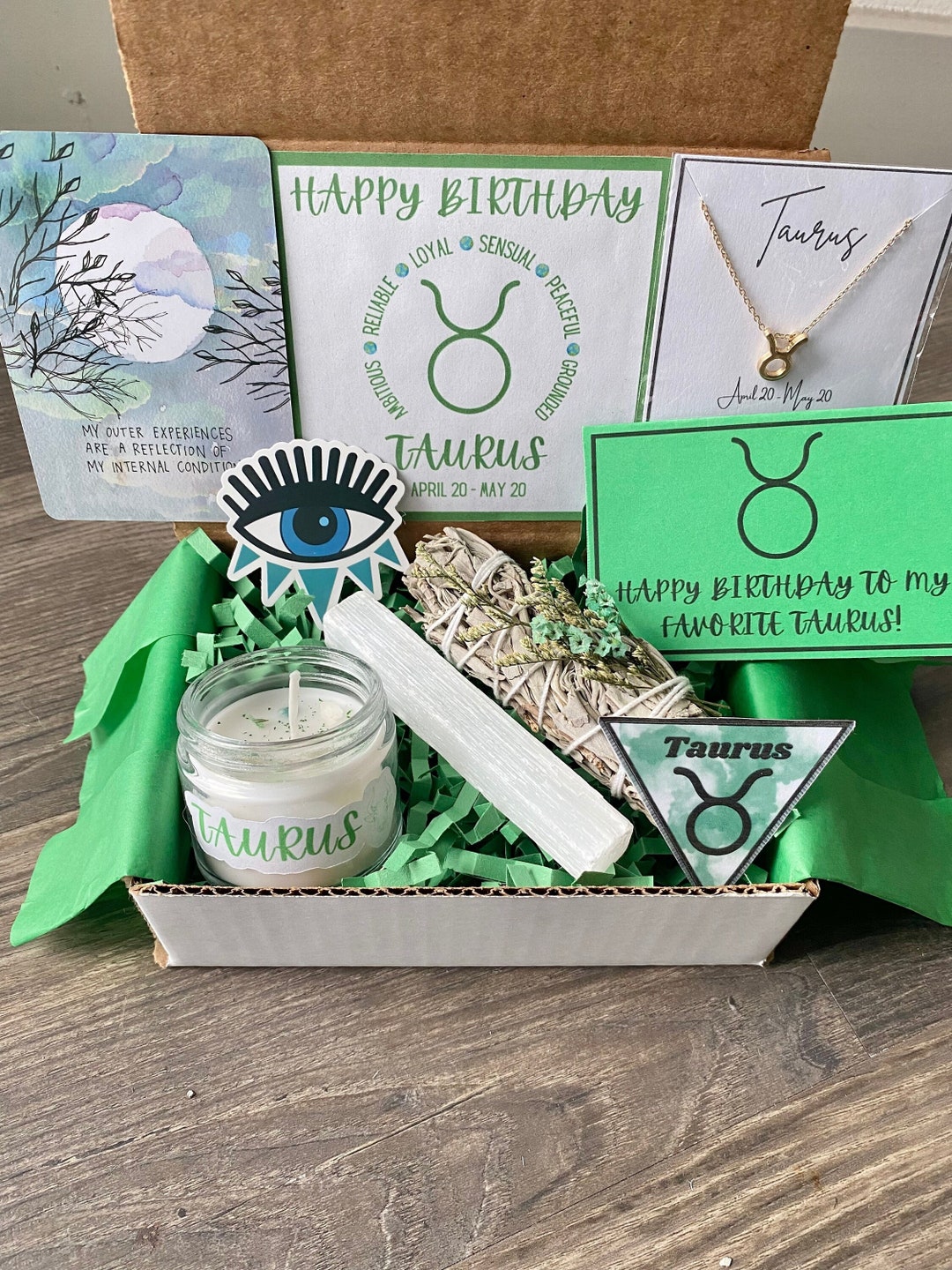 Taurus Gift Box- Birthday Box, Birthday Gift, Taurus Birthday Gift ...