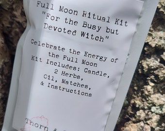 Full Moon Ritual Box Full Moon Altar Bundle Lavender Altar Spray ...