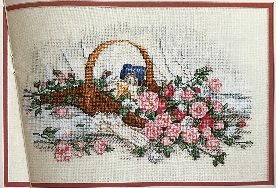 Poetic Gathering by Paula Vaughan Counted Cross Stitch Pattern Bouquets ...