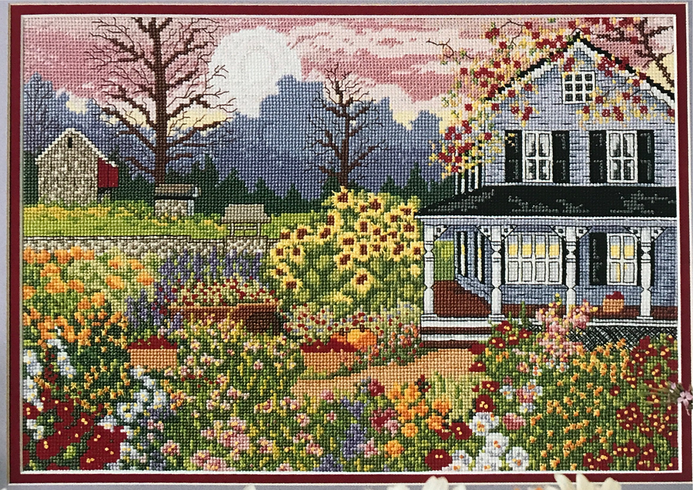 Autumn Mist Counted Cross Stitch Pattern Pdf Instant Download Color ...