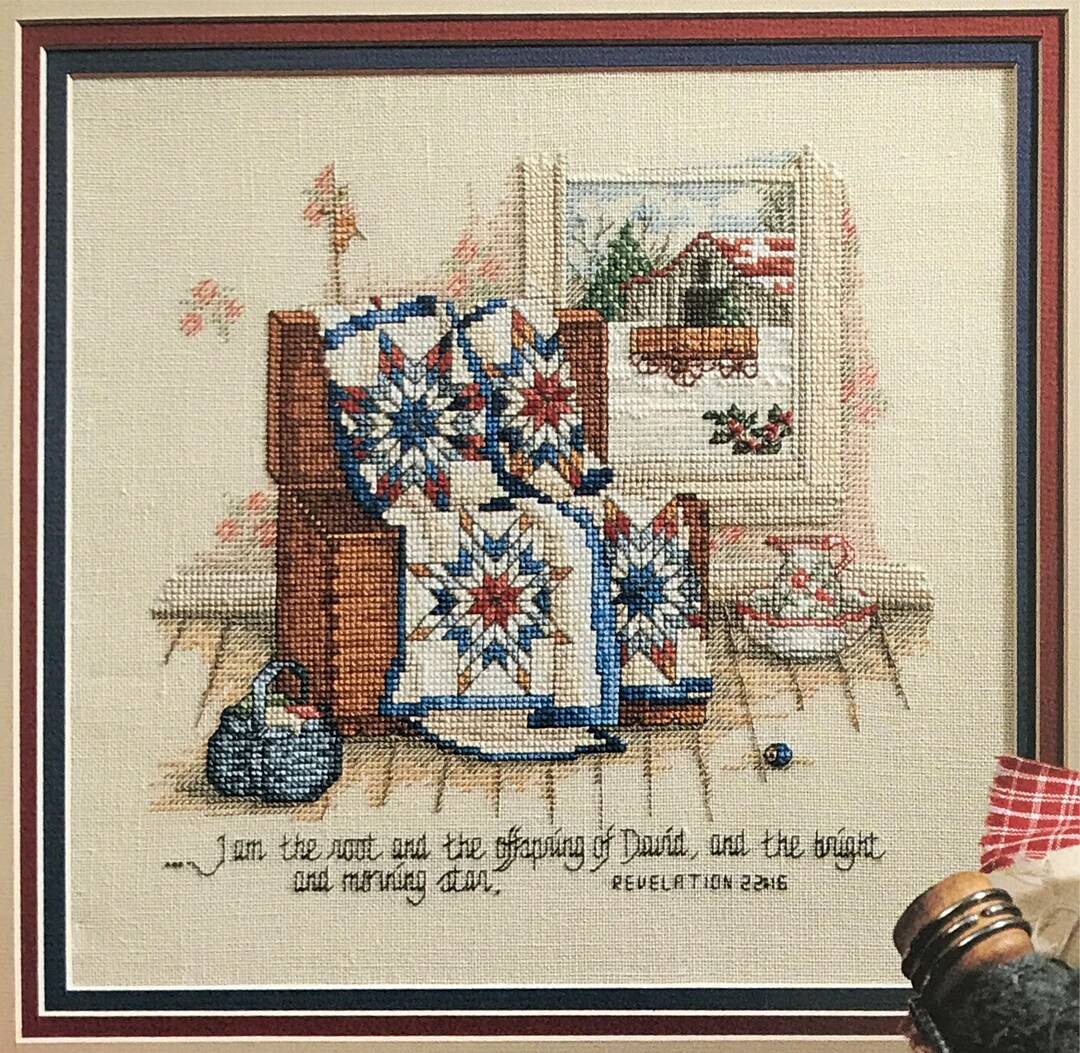 Inspired by Scripture Revelation 22:16 by Paula Vaughan Counted Cross ...