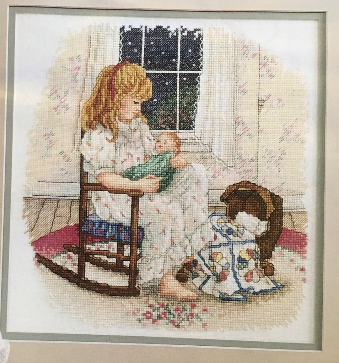 Just Like Mommy Counted Cross Stitch Pattern Paula Vaughan A Mother's ...