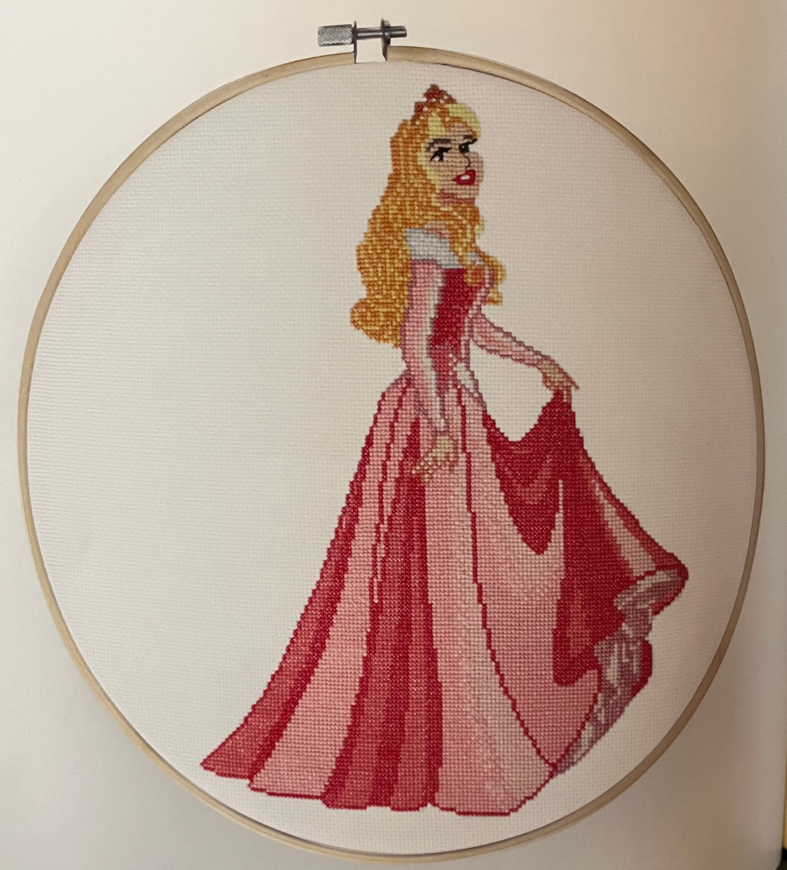 Aurora Counted Cross Stitch Pattern Pdf Princess Sleeping Beauty ...