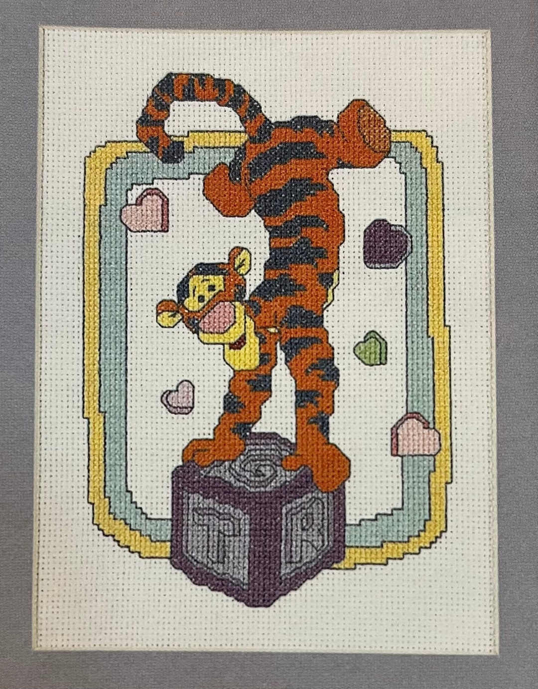 Winnie the Pooh Cross Stitch Pattern Pdf Baby Nursery Building Block ...