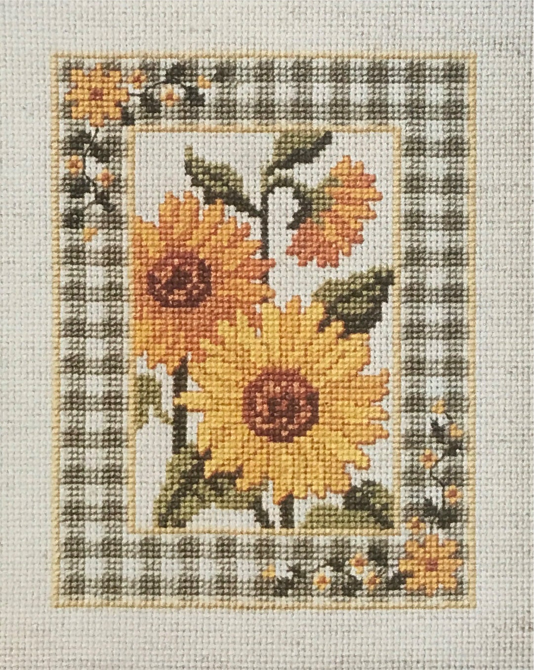 Sunflowers Counted Cross Stitch Pattern Digital Instant Download ...