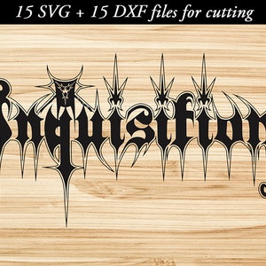 Metal Music Bands Logo, SVG and DXF Files for Cutting - Etsy Australia
