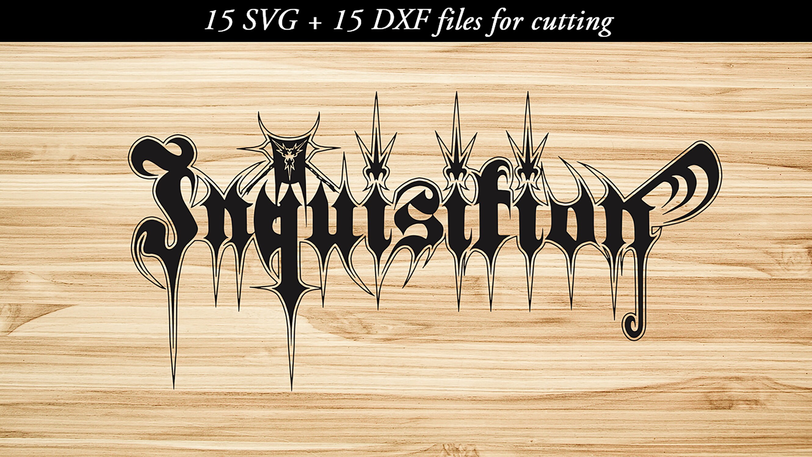 Metal Music Bands Logo SVG and DXF Files for Cutting - Etsy Canada
