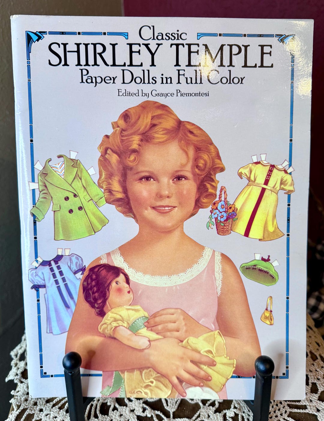 Vintage SHIRLEY TEMPLE Paper Dolls 1986 NEW Uncut Full Color Semi ...