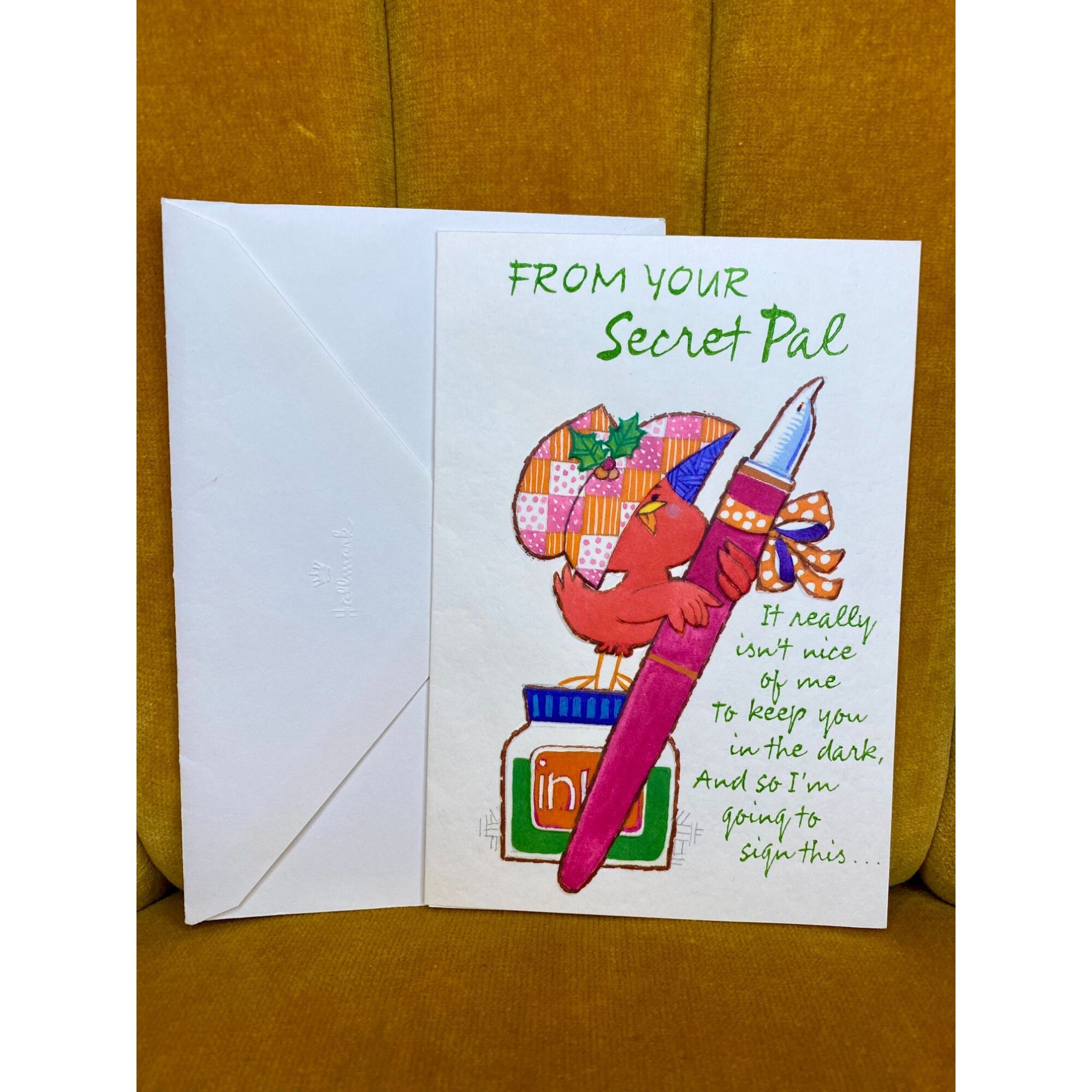 Secret Pal Card - Etsy