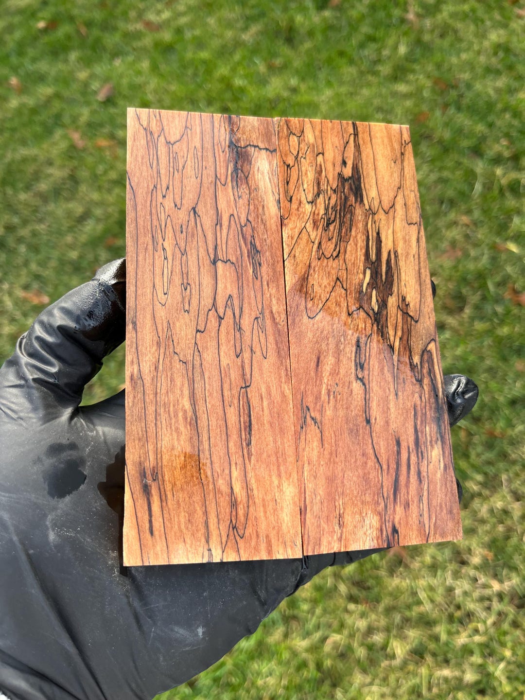 Stabilized Spalted Maple Knife Handle Scales - Etsy