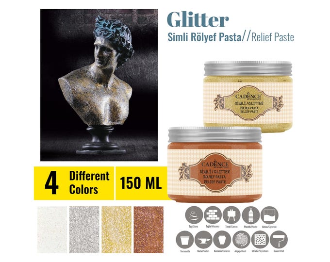 Cadence Glitter Relief Paste 150ML / 5.07oz – Dimensional Glitter ...