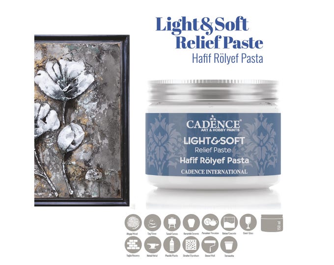 Cadence Light and Soft Relief Paste 150ml (5 Oz) – Lightweight Flexible ...