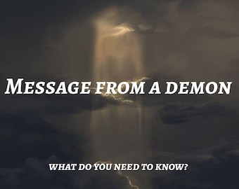 Demon Spirit Guide - Etsy