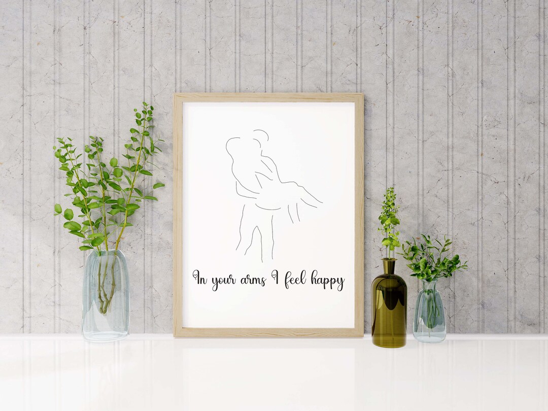 Minimalist Couple Line Art, Line Art Romantic Couple, Minimalist Line ...