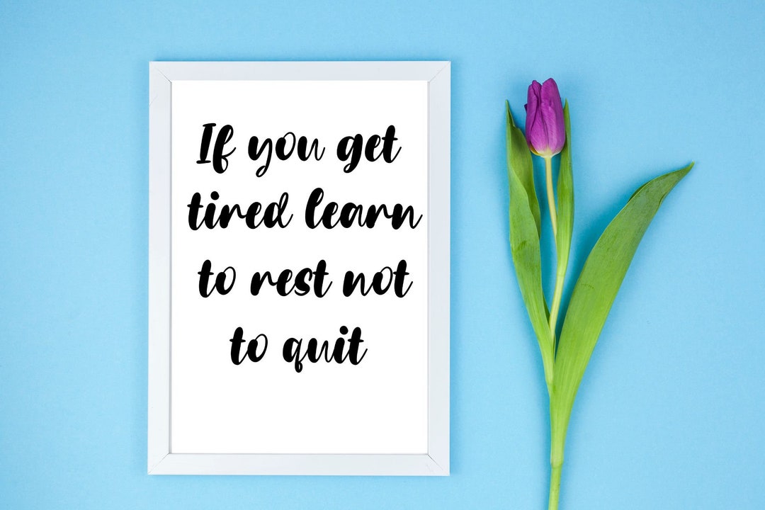 Motivational Quote Wall Art, Printable Quote Wall Art, Inspirational ...