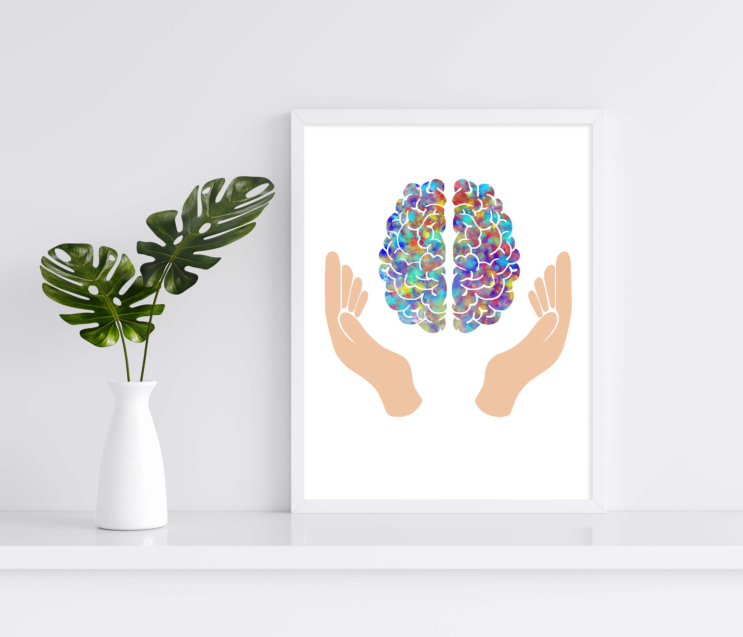 Mental Health Art, Brain Mental Health, Mental Health Matter, Mental ...