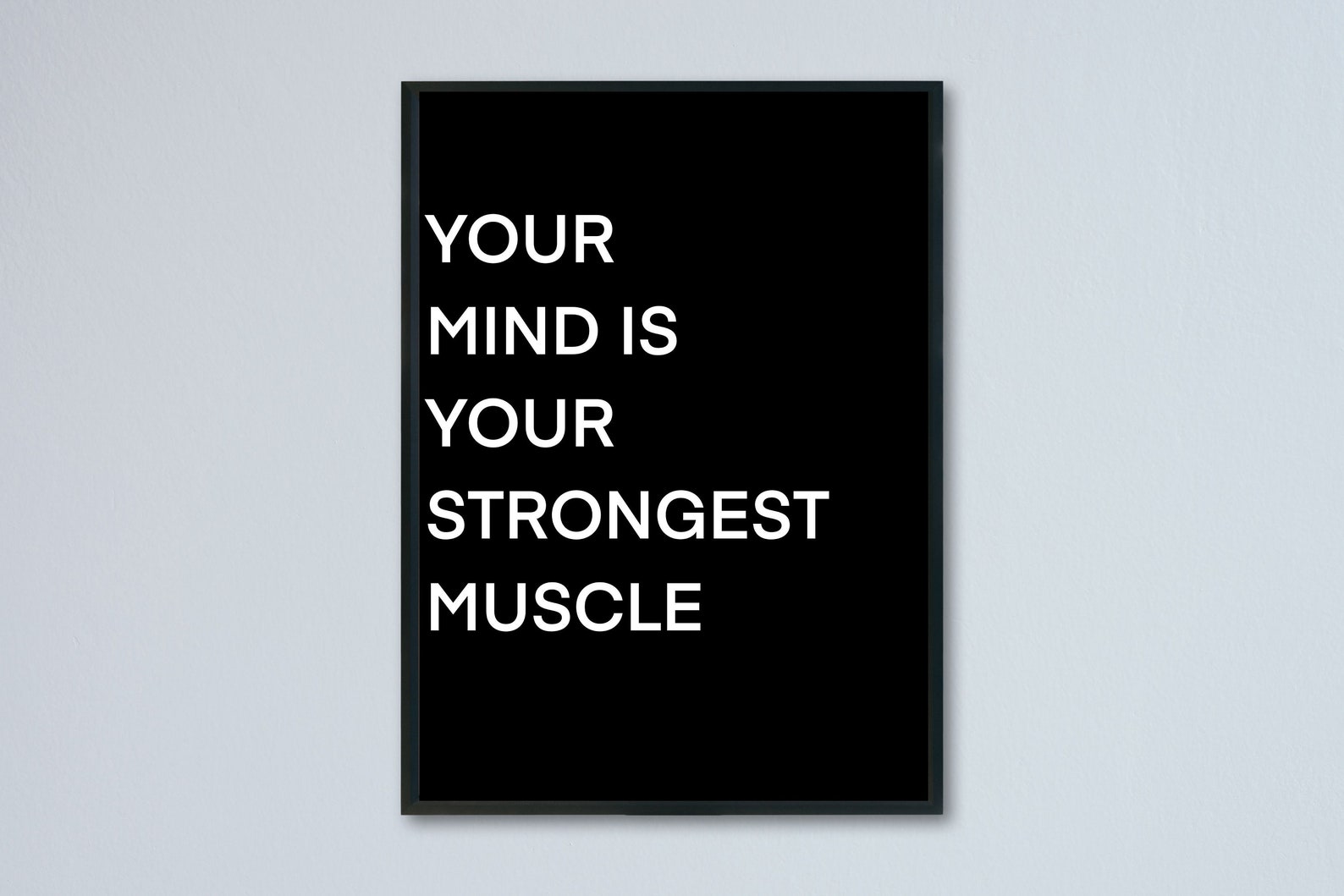 Fitness Wall Art, Printable Gym Decor, Motivational Quote Poster ...