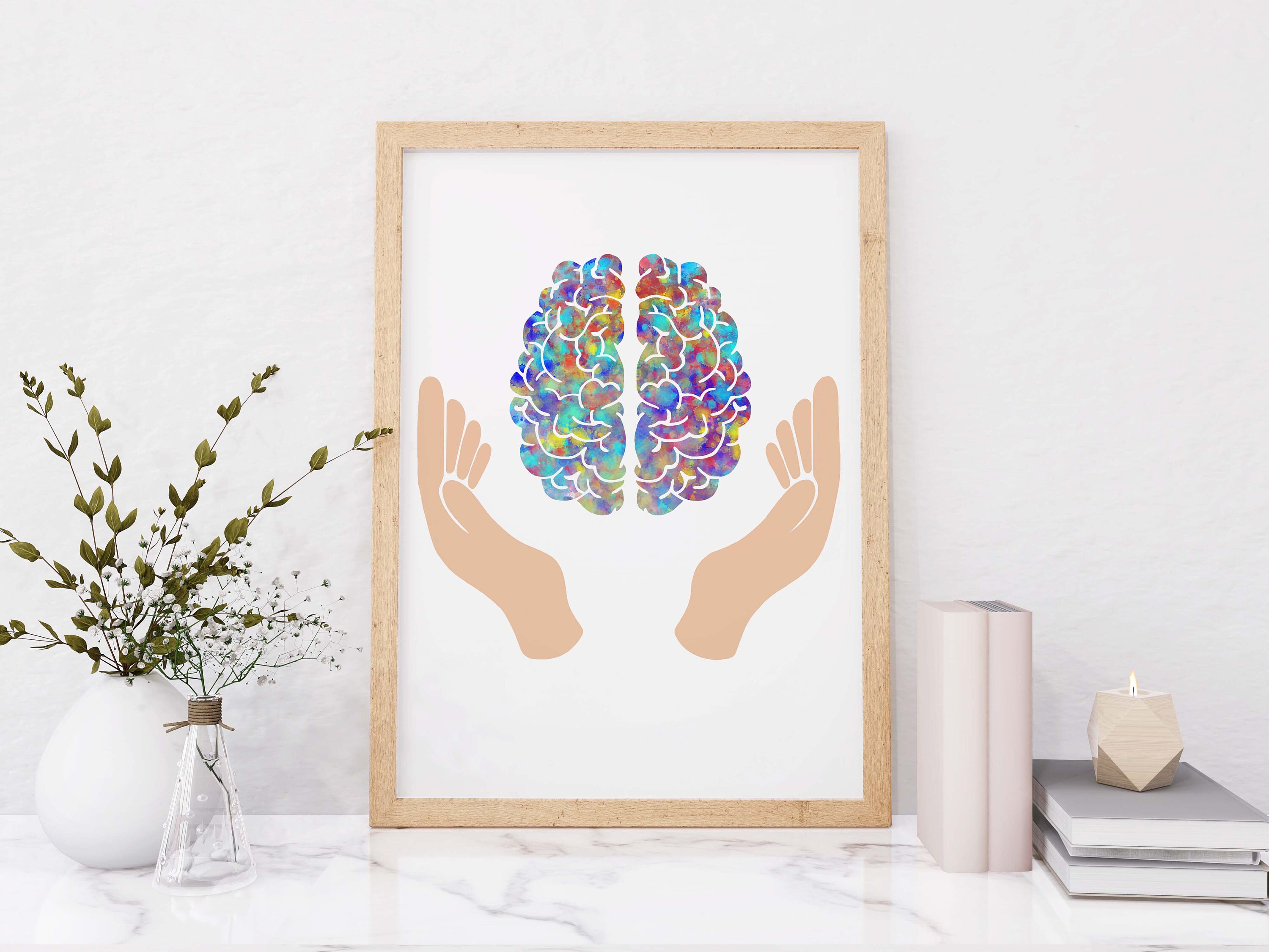 Mental Health Art, Brain Mental Health, Mental Health Matter, Mental ...