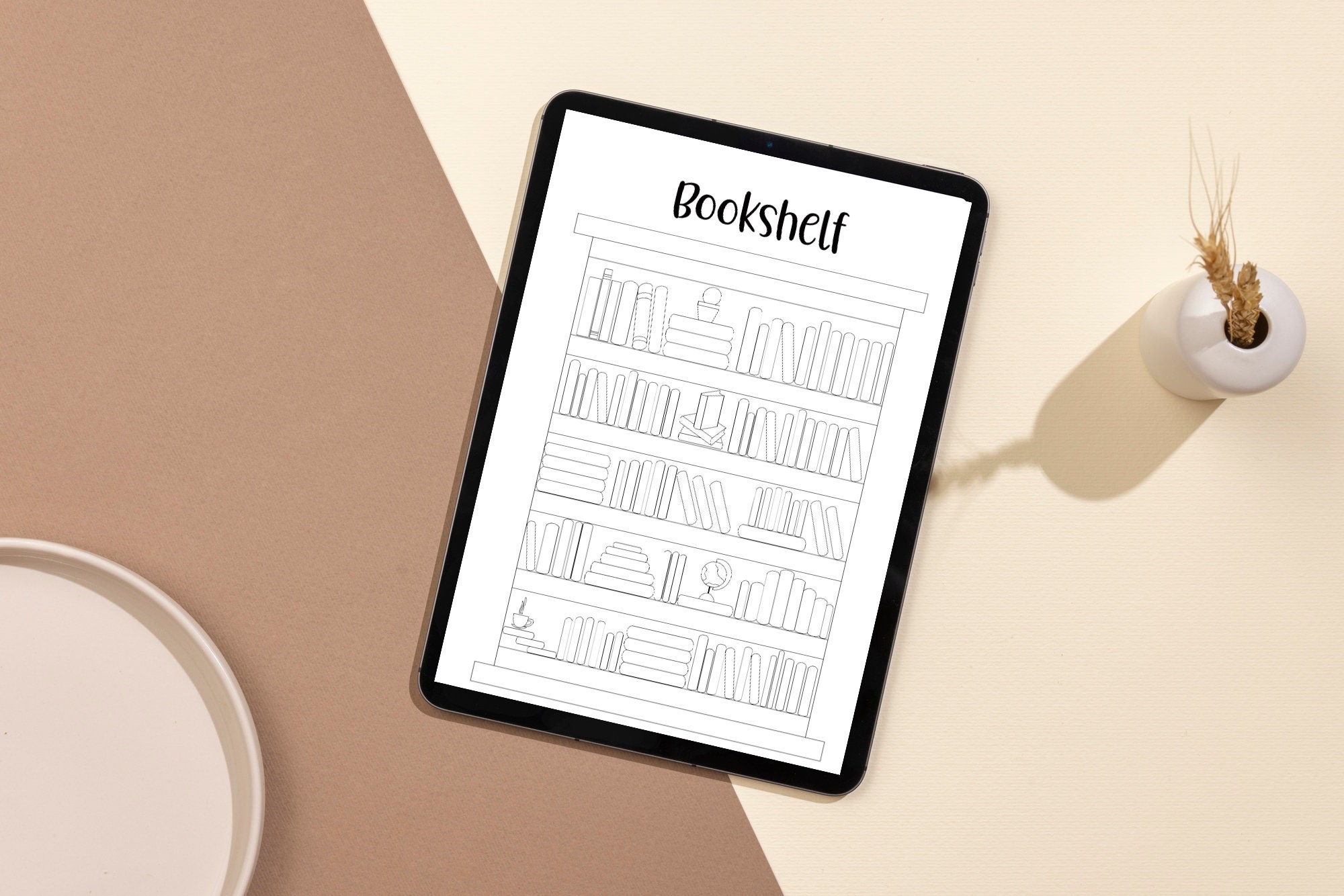 Bookshelf Book Tracker Printable, Reading Log, Reading Checklist, Book ...