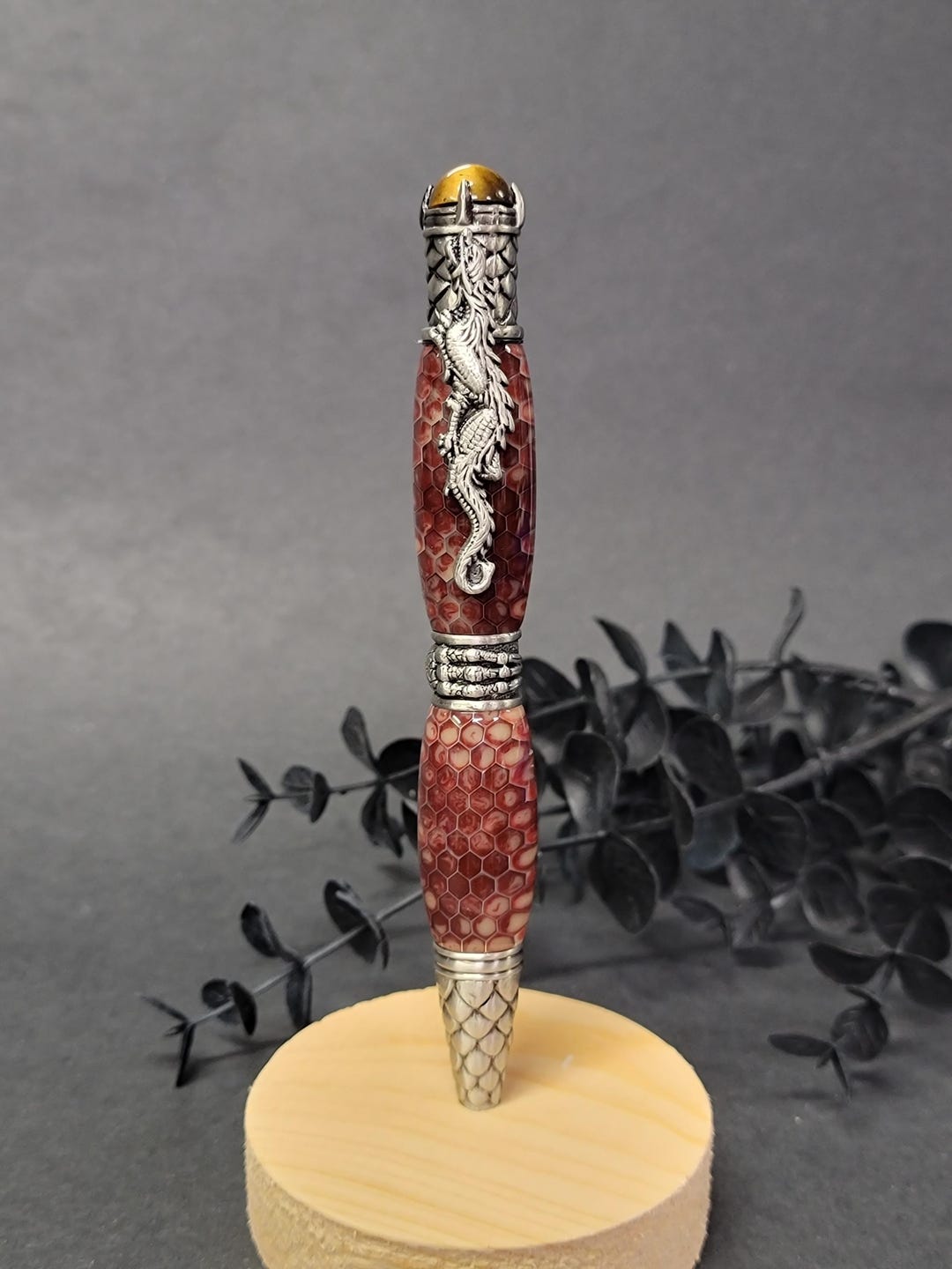 Dragon Twist Pen, Snakeskin, Hand Turned Ballpoint Pen. Desert Snake ...