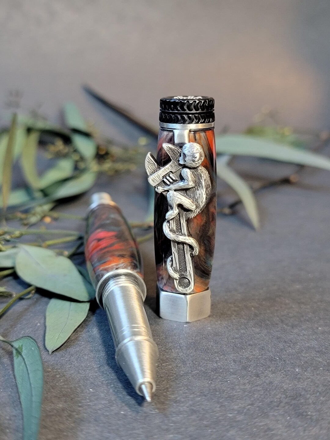 Mechanic Monkey Wrench Pen, Handcrafted Rollerball Pen - Etsy