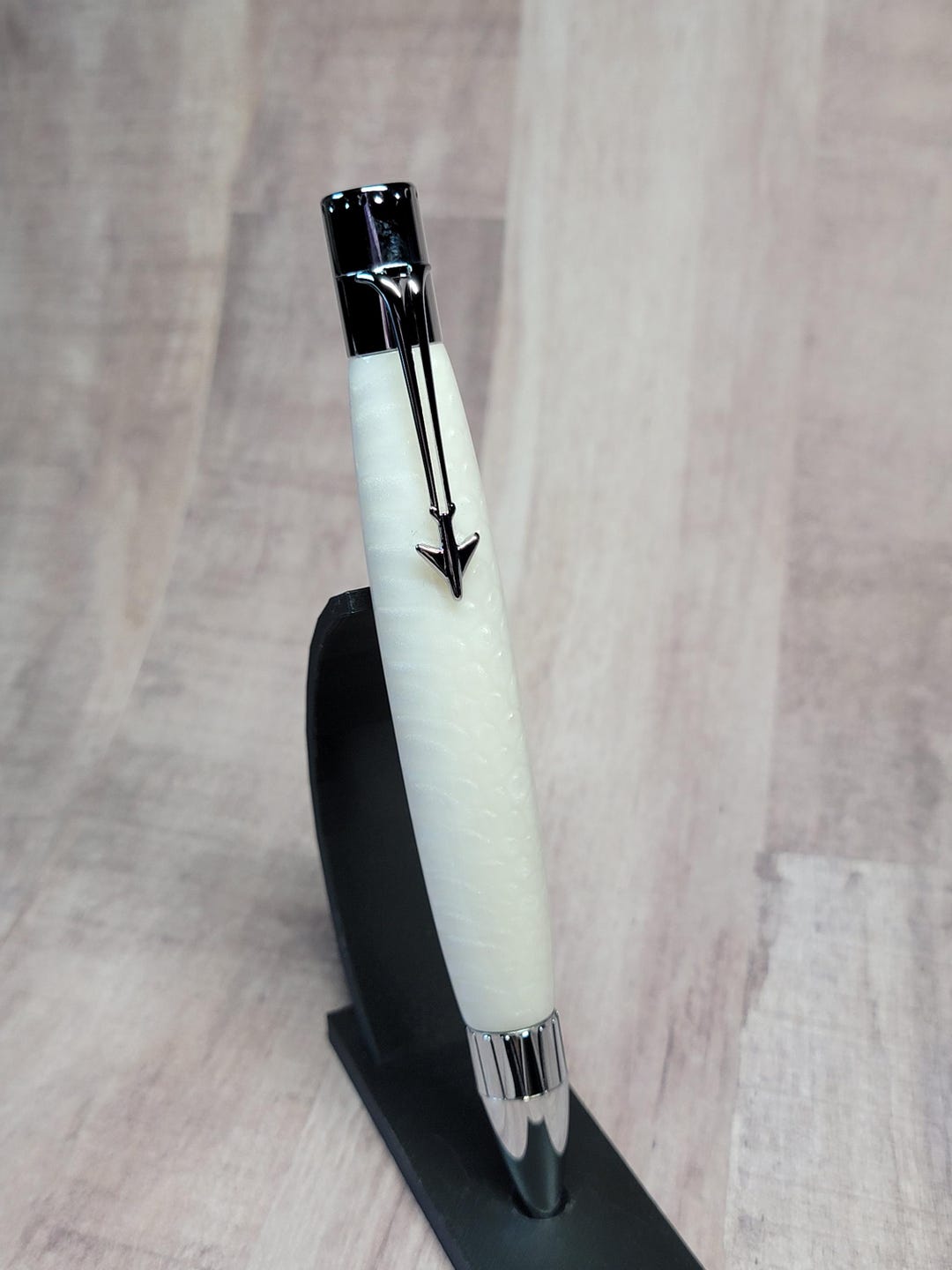 Handmade Pen, Jet Airline. White Hand Turned Luxury Pen Aviation, Pilot ...