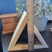 Bedside Book Nook, Book Page Holder, Triangle Book Shelf Bookmark Book ...