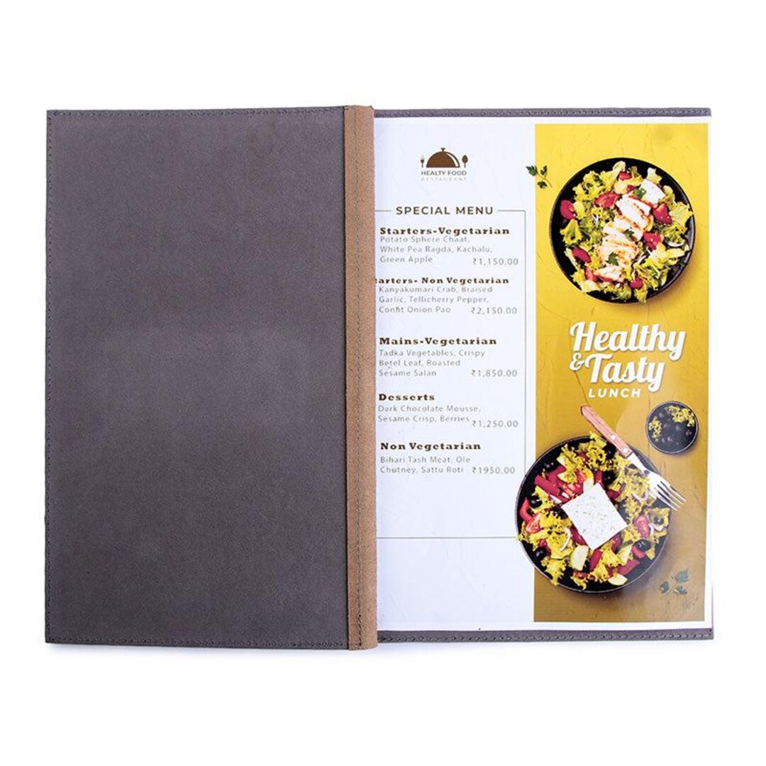 Restaurant Leather Menu Menu Folder Design Custom Cafe Bar Menu Book ...