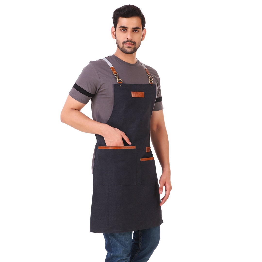Barber Barista Bistro Bartender Work Canvas Apron,personalized Gift ...