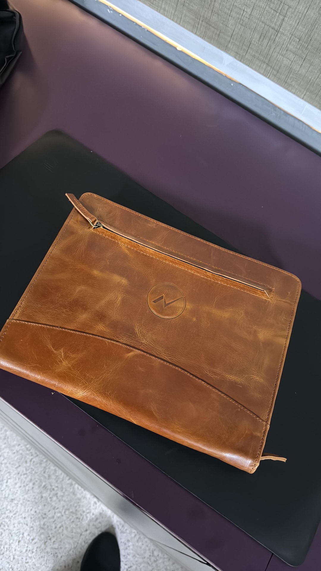 Logo Embossing on Leather Product - Etsy