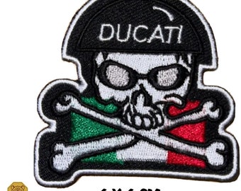 Ducati Motor Cycle Brand Logo Racing Embroidered Iron on Patch - Etsy