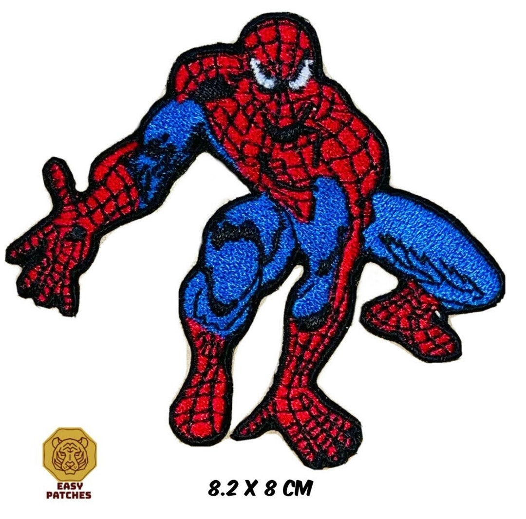 Spiderman Superhero Patch Iron on Patch Sew on Badge Patch Embroidery Patch - Etsy UK