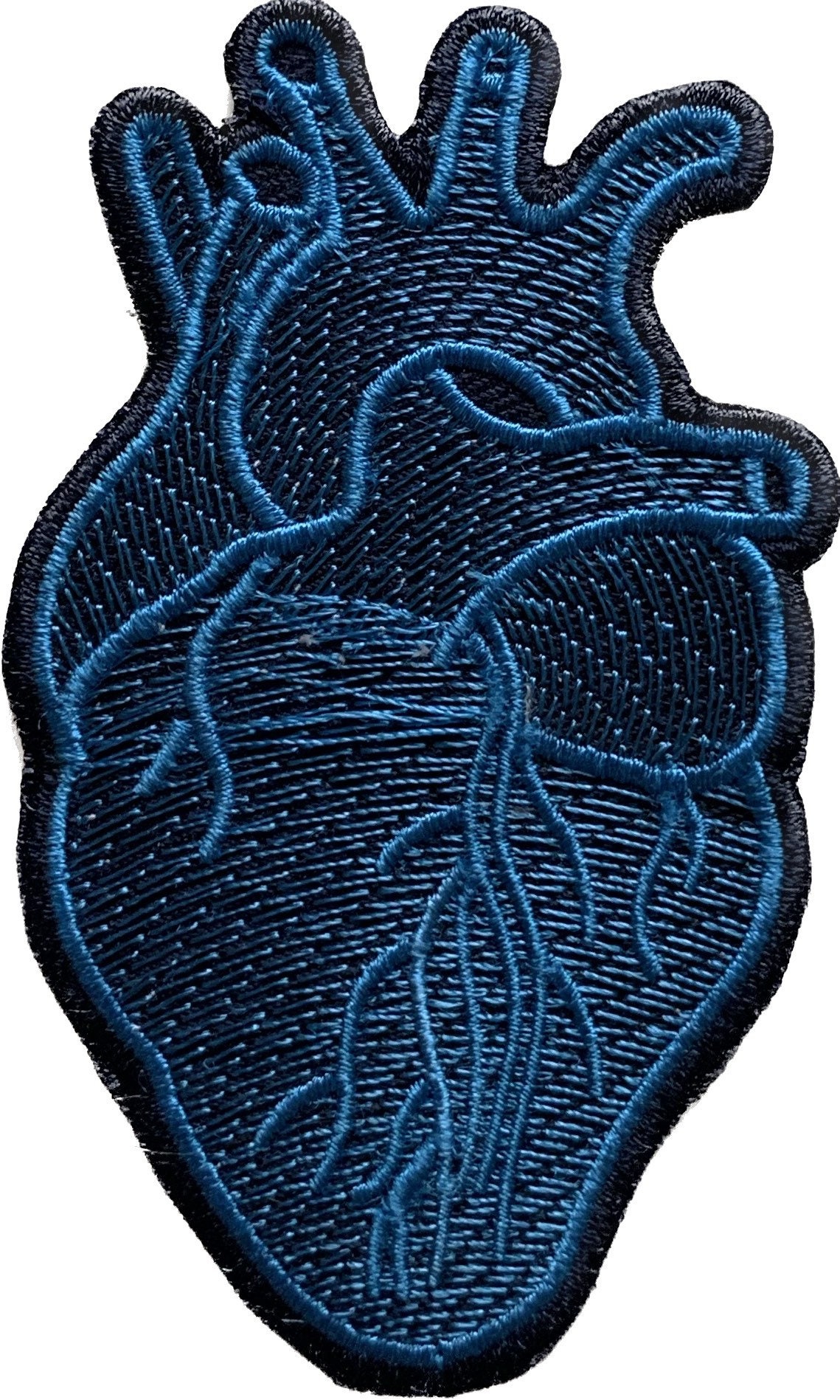 Anatomical X-ray Human Heart- LARGE - NHS -embroidered Iron on Sew on ...