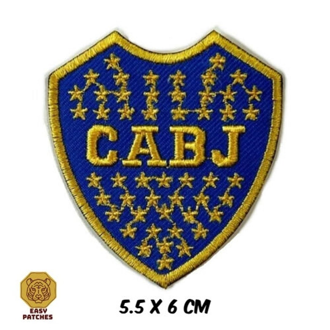 CABJ Boca Juniors Football Patch Iron on Sew on Badge Embroidered ...