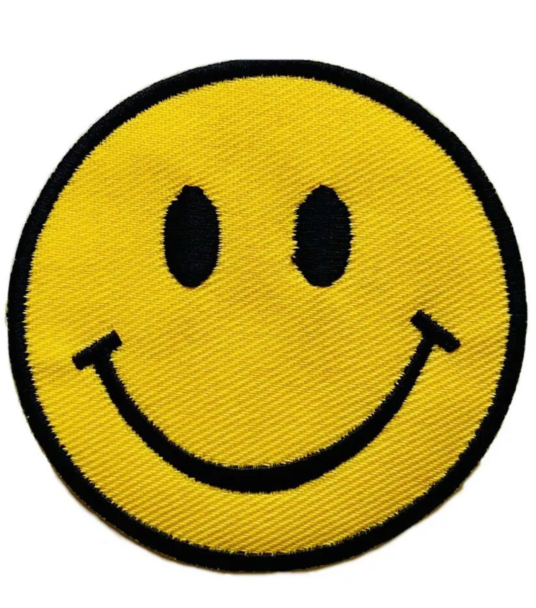 Smile Face - Happy Face -mr Peace- Emoji-embroidered Iron on Sew on ...