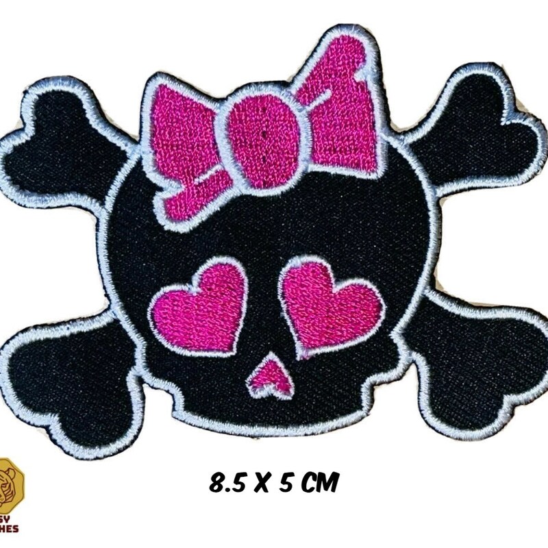 Embroidered Skull Patch - Etsy