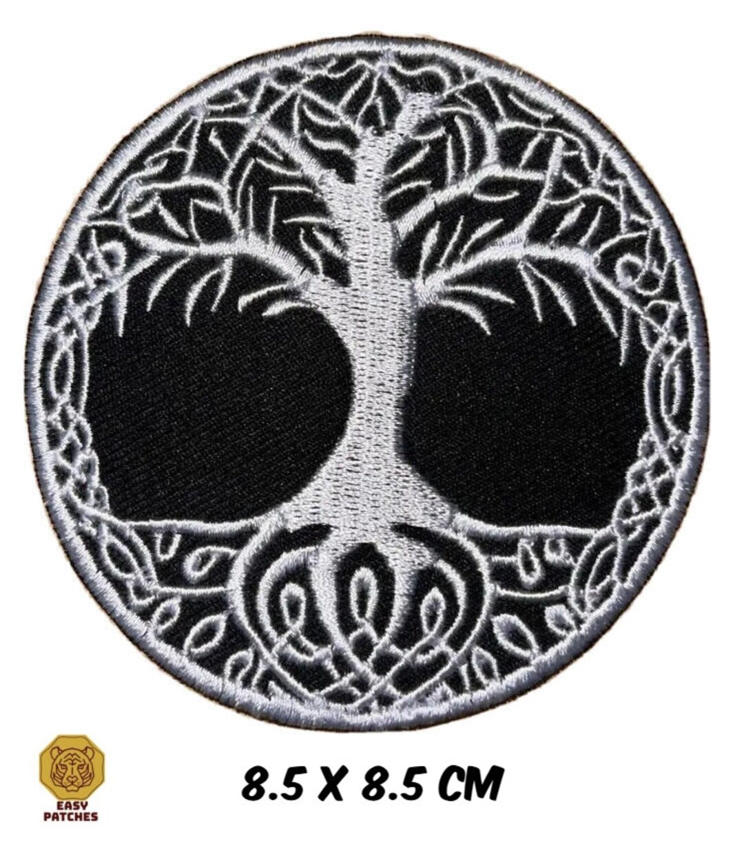 Tree of Life Patch Iron on Sew on Badge Embroidered Patch - Etsy UK