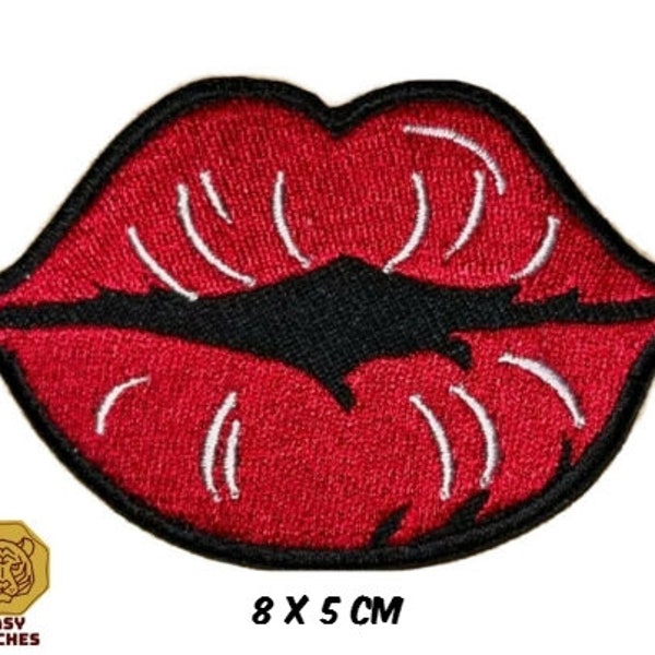 Lips Patch - Etsy