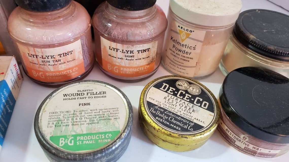 Vintage Funeral Home Cadaver Makeup Kit Morgue Mortuary | Etsy