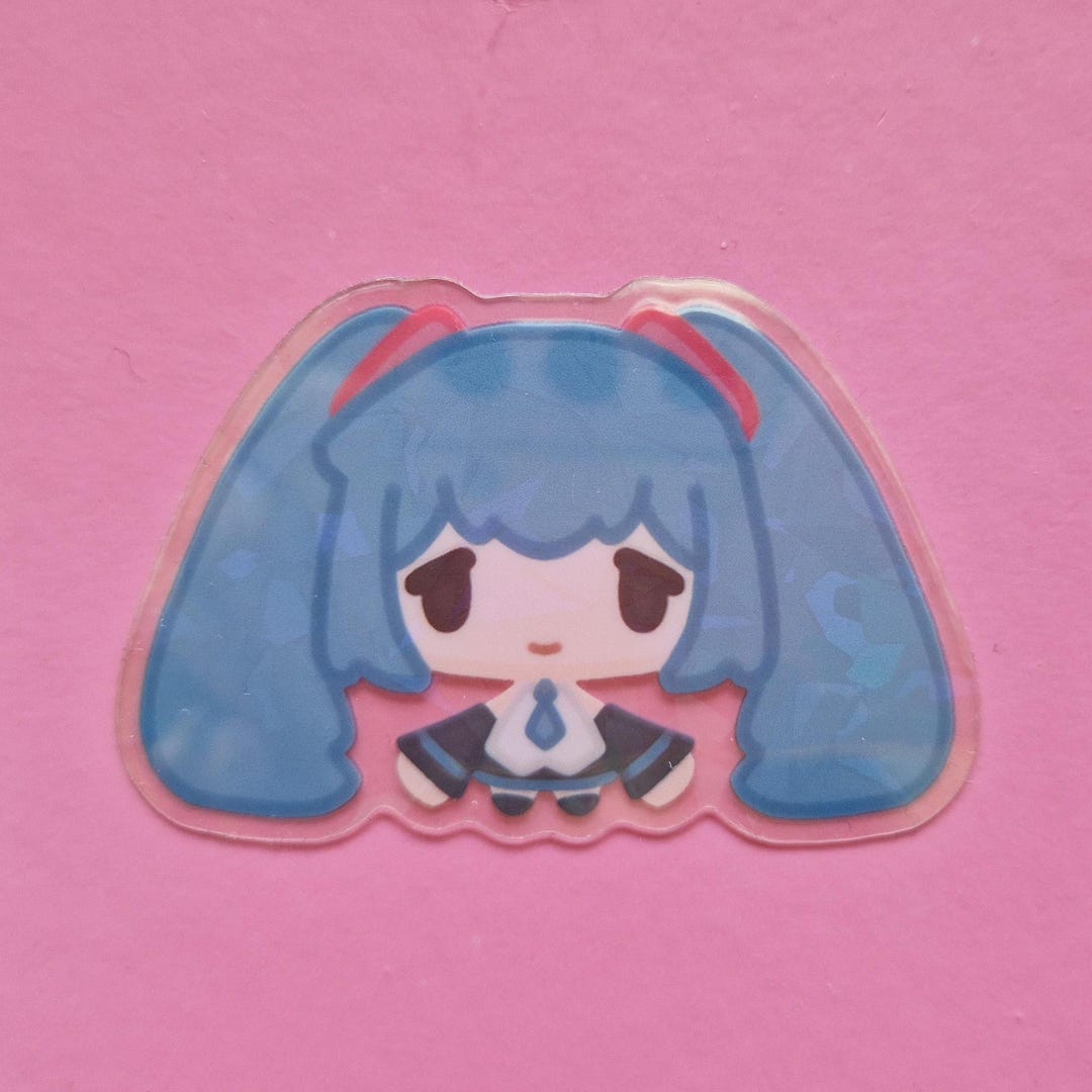 Hatsune Miku Chibi Sticker - Etsy